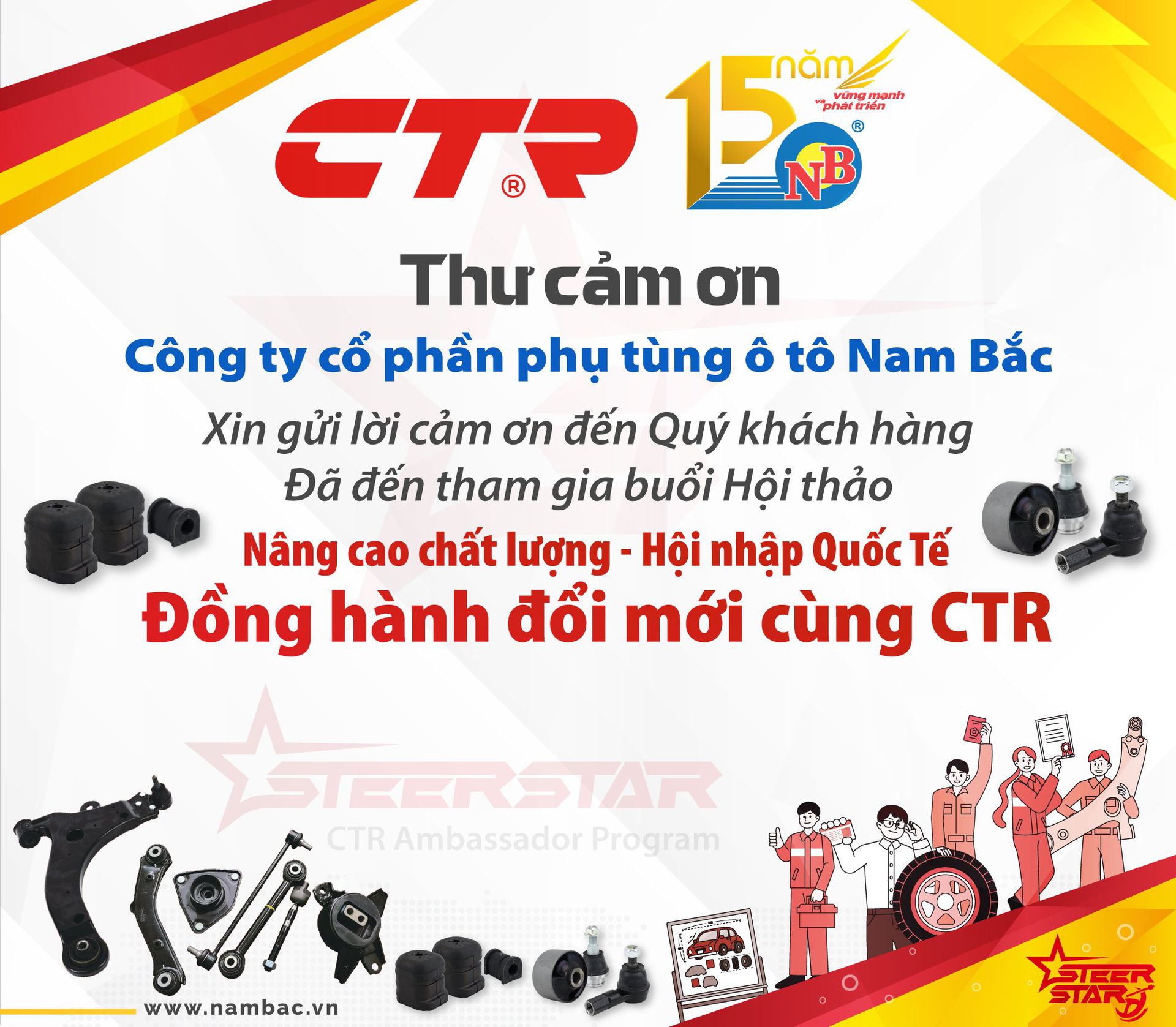 🥰💕 ĐÊM “CTR STEERSTAR 2024” - CÁM ƠN VÌ ĐÃ ĐẾN CÙNG CTR - NAM BẮC 🥰💕 | NAM BAC COMPANY